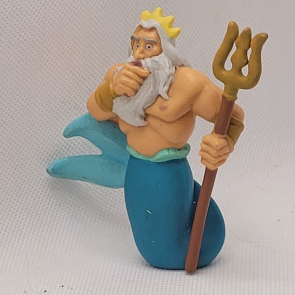 Disney | Toys | Disney The Little Mermaid King Triton Pvc Figure | Poshmark